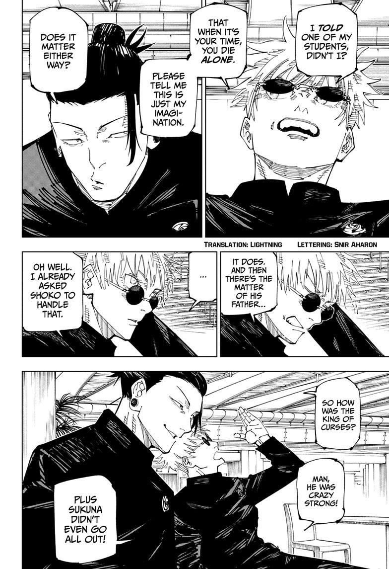 Jujutsu Kaisen Manga Chapter 236: Heading South